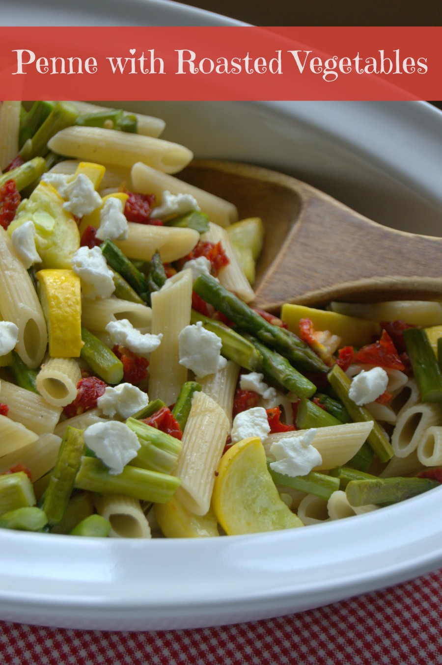 Penne con vegetales asados / Penne with Roasted Vegetables - La Cocina ...