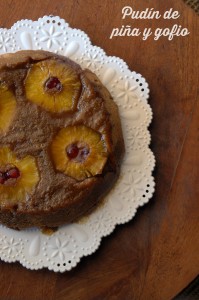 Pudín de piña y gofio / Pineapple and Gofio Pudding - La Cocina de Vero