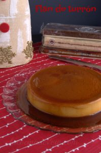 Flan de turrón - La Cocina de Vero