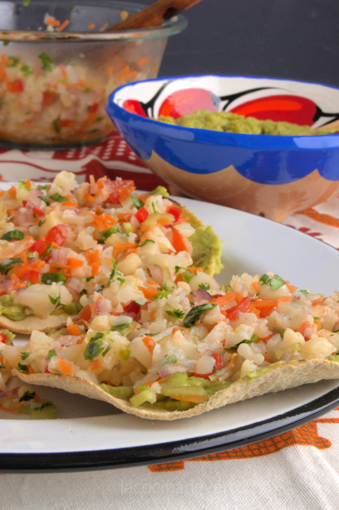 Ceviche de coliflor estilo peruano - La Cocina de Vero